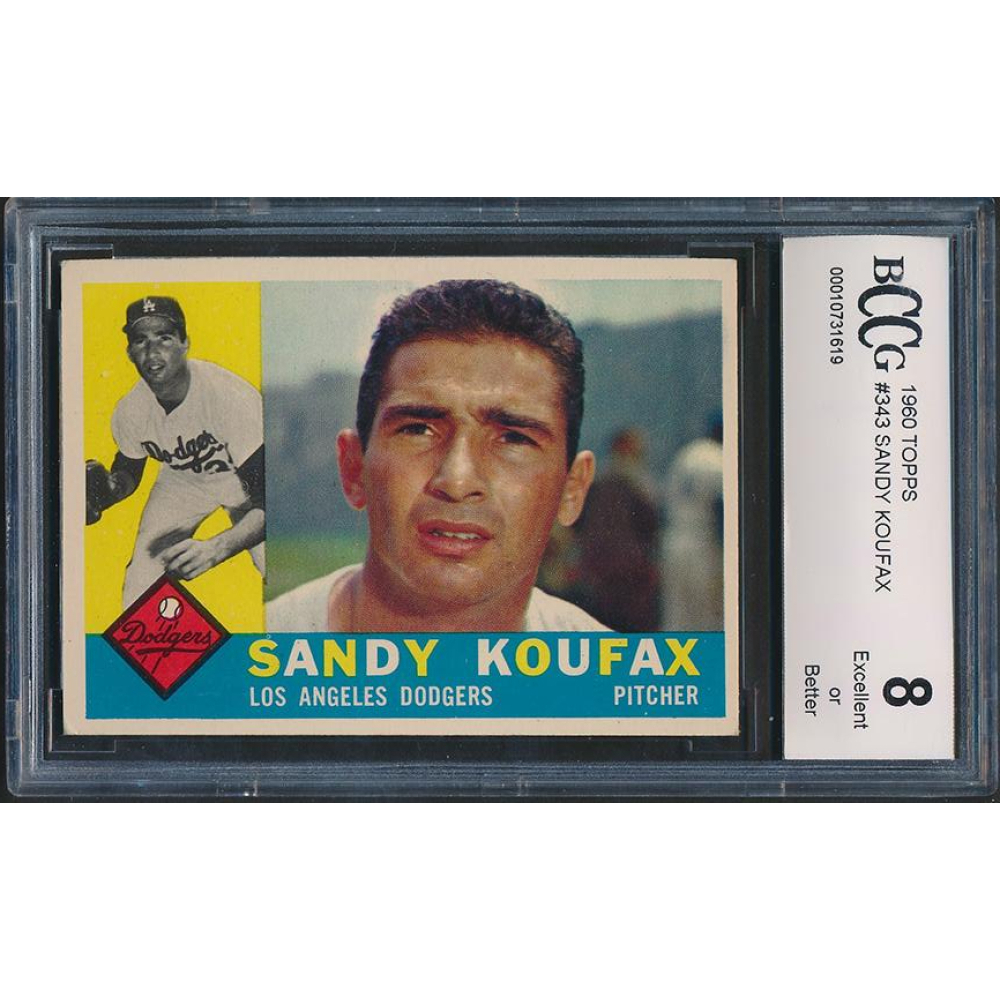 Sandy Koufax 1960 Topps #343 (BCCG 8) | Pristine Auction