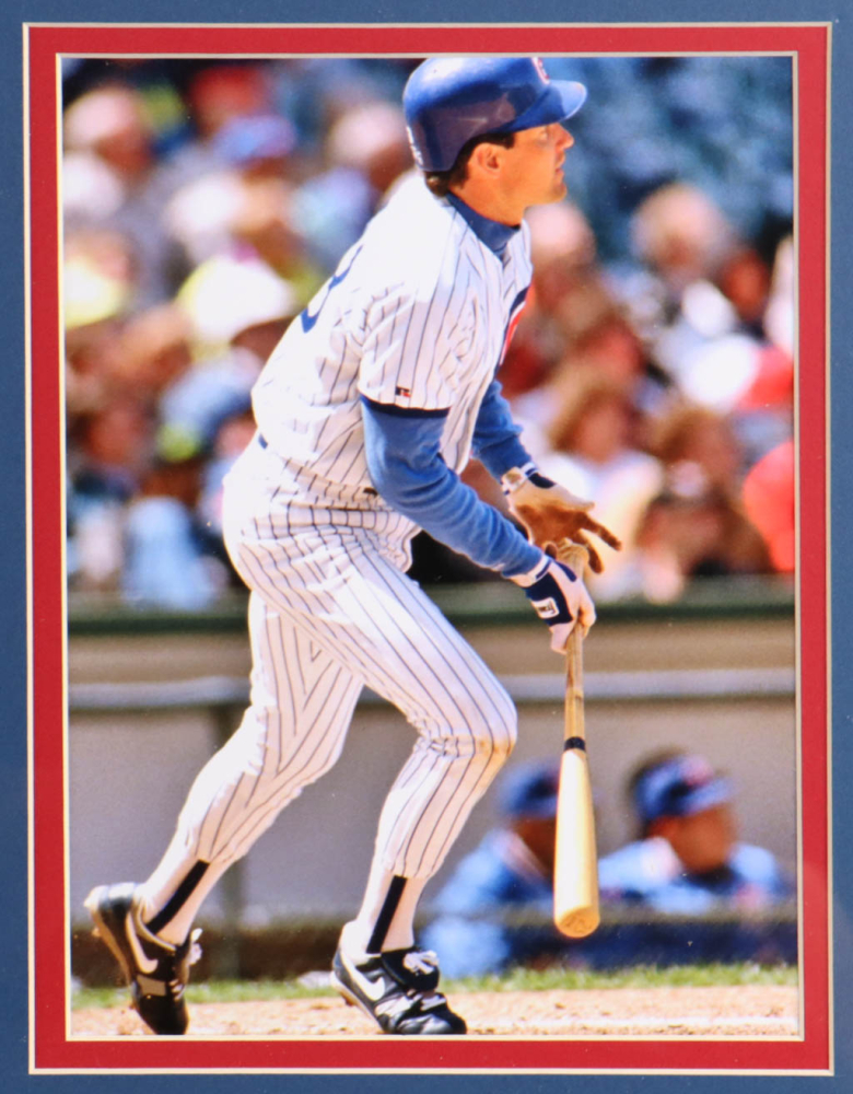 Ryne Sandberg Signed 32x36 Custom Framed Cut Display With (2) HOF ...