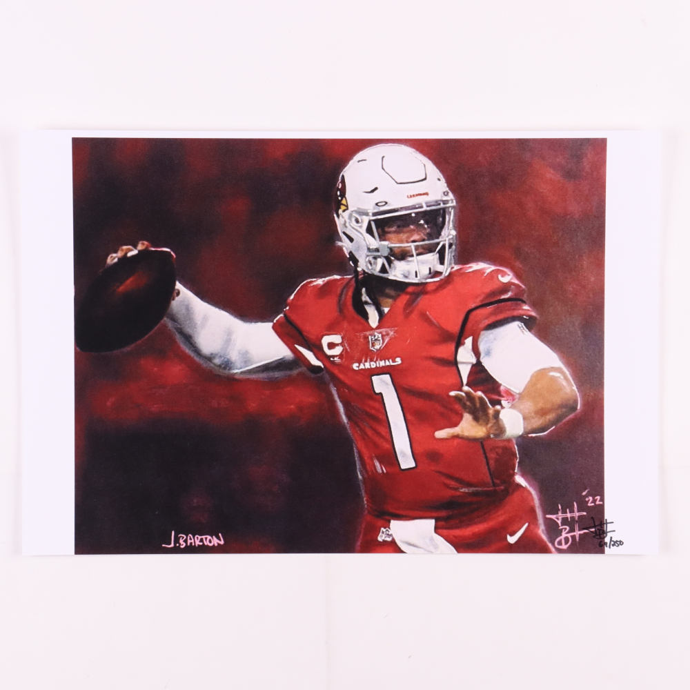 Kyler Murray - Cardinals - Joshua Barton 12x18 Signed Limited Edition ...