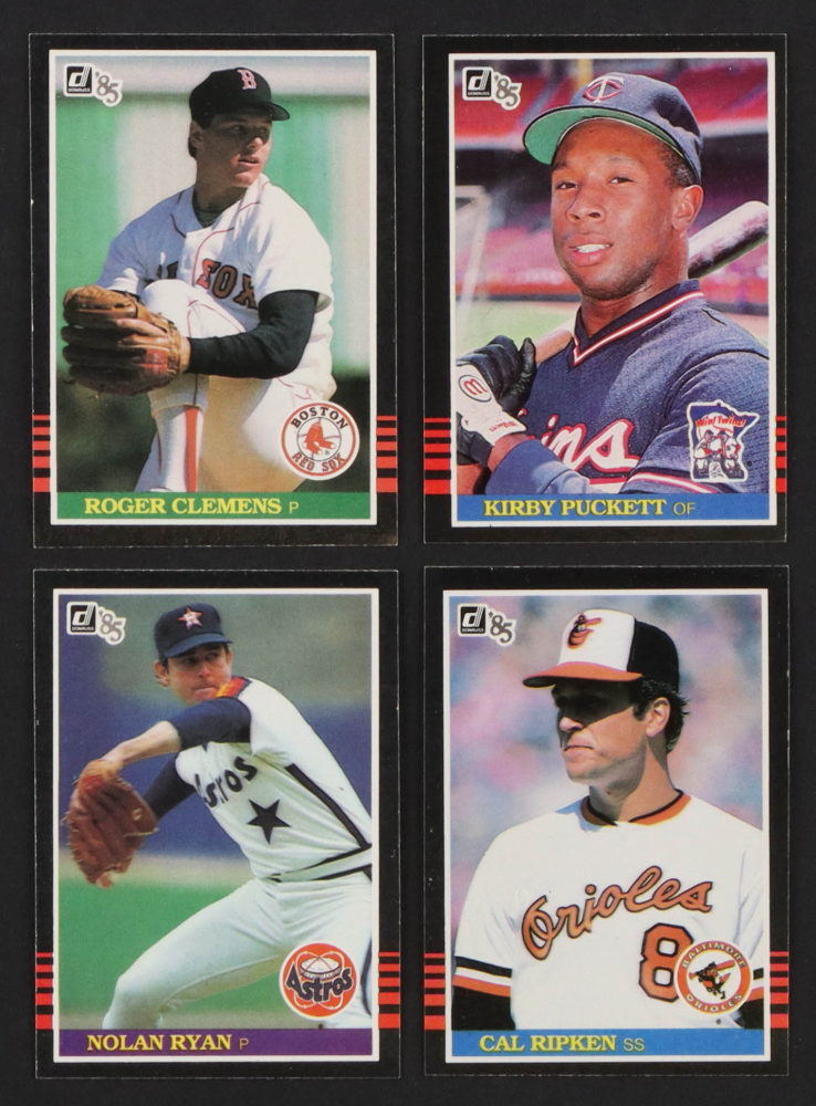 1985 Donruss Baseball Complete Set of (660) Cards with Roger Clemens ...