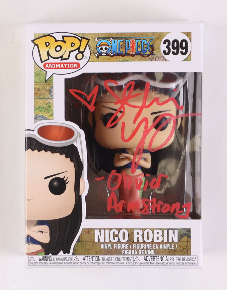 Stephanie Young Signed "One Piece" #399 Nico Robin Funko Pop! Vinyl Figure (JSA) | Pristine Auction