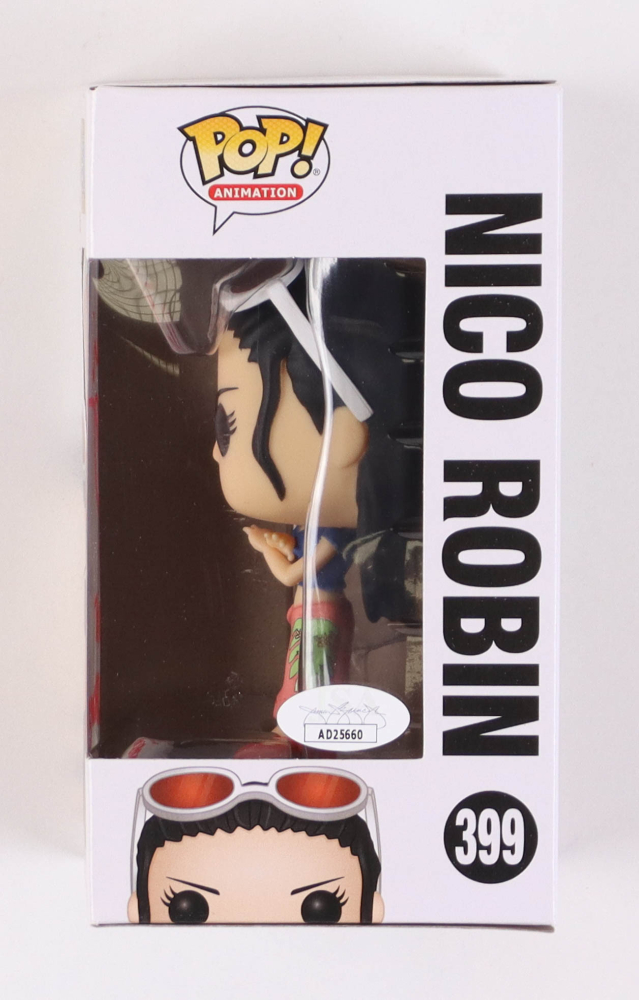 Stephanie Young Signed "One Piece" #399 Nico Robin Funko Pop! Vinyl ...