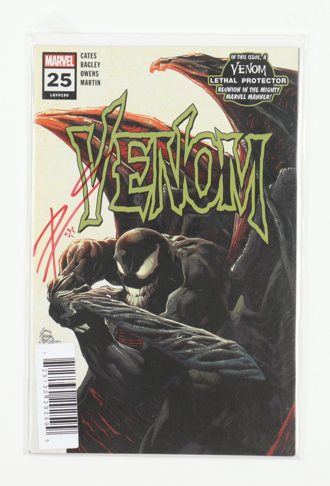 Donny Cates Signed LE Venom Issue #25 Comic Book #48/75 (Dynamic Forces ...