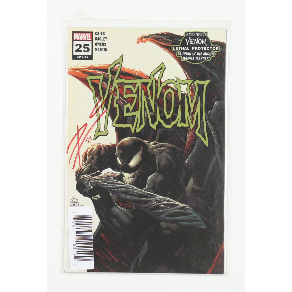 Donny Cates Signed LE Venom Issue #25 Comic Book #48/75 (Dynamic Forces ...