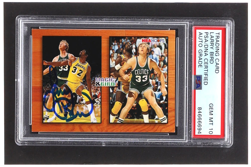 Larry Bird Signed 1993-94 Hoops #MB1 Commemorative (PSA) | Pristine Auction