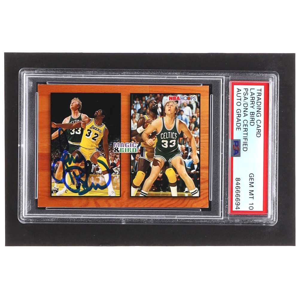 Larry Bird Signed 1993-94 Hoops #MB1 Commemorative (PSA) | Pristine Auction