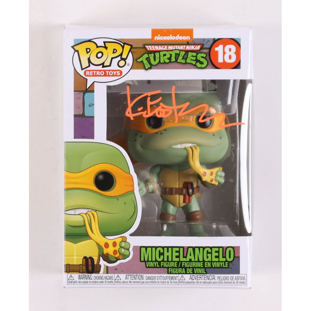 Kevin Eastman Signed #18 Michelangelo TMNT Funko Pop! Vinyl Figure (PA ...