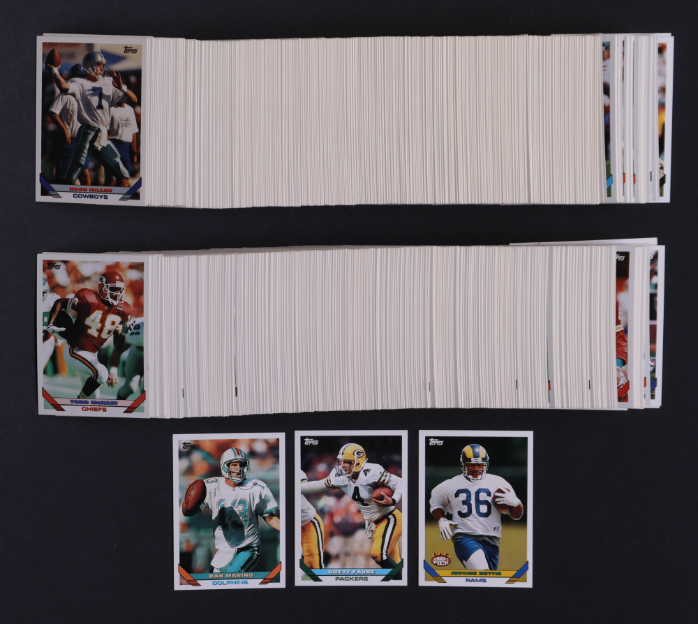 1993 Topps Football Complete Set of (660) Cards with Dan Marino #290 ...