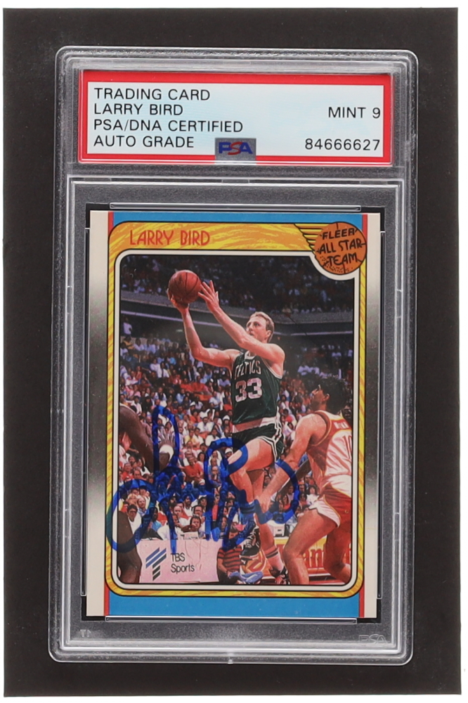 Larry Bird Signed 1988-89 Fleer #124 All-Star (PSA) | Pristine Auction