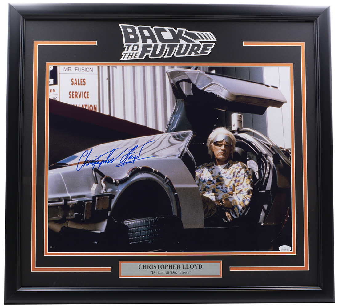 Christopher Lloyd Signed "Back to the Future" Custom Framed Photo (JSA ...