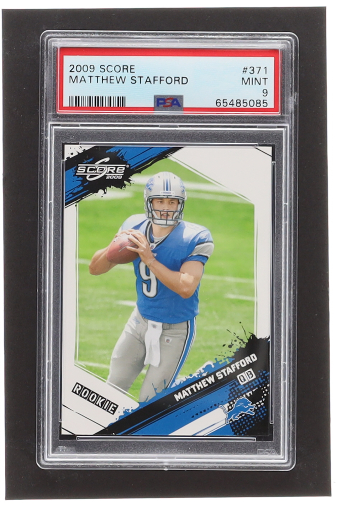 Matthew Stafford 2009 Score #371 RC (PSA 9) | Pristine Auction