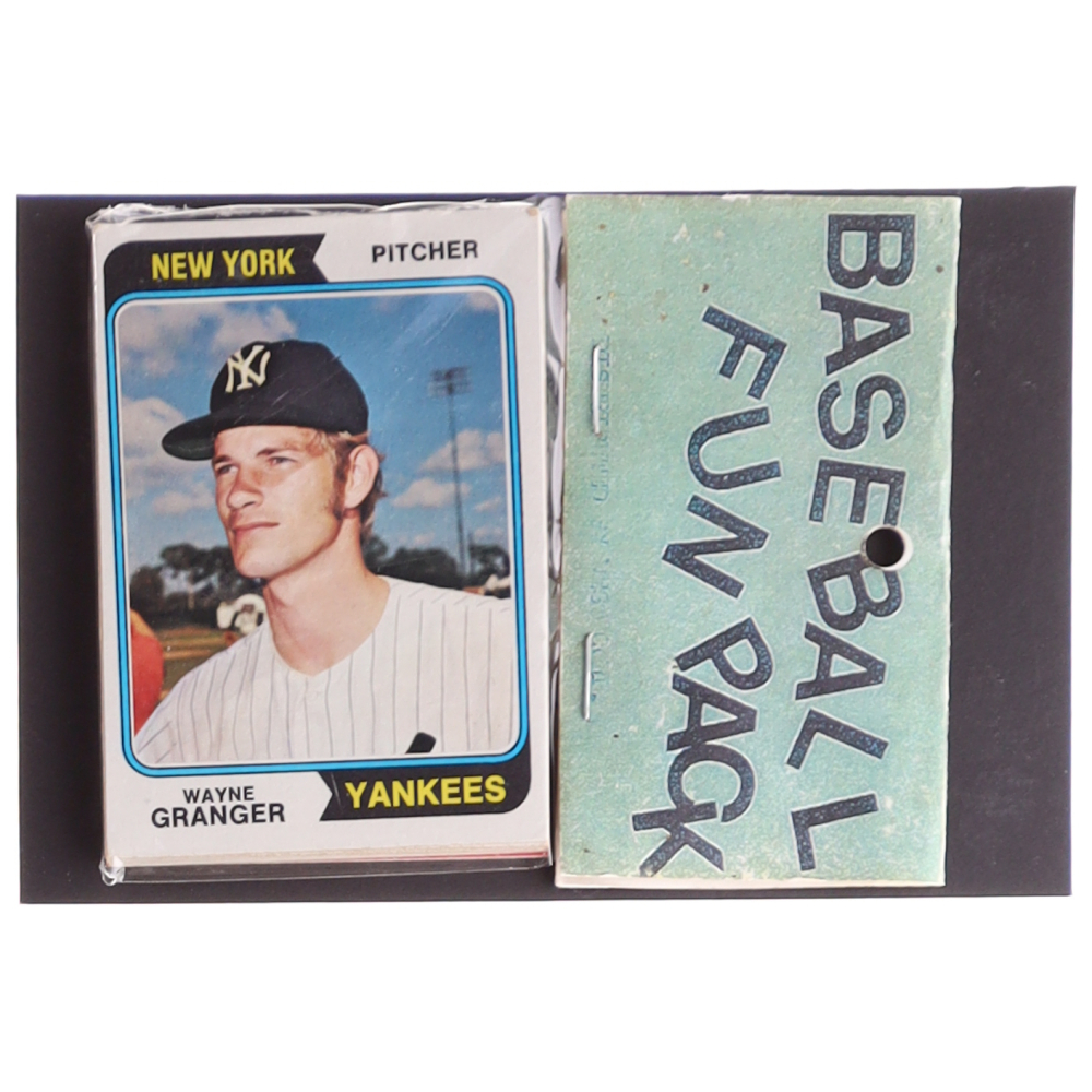 1974 Topps Baseball Card Fun Pack with (10) Cards | Pristine Auction