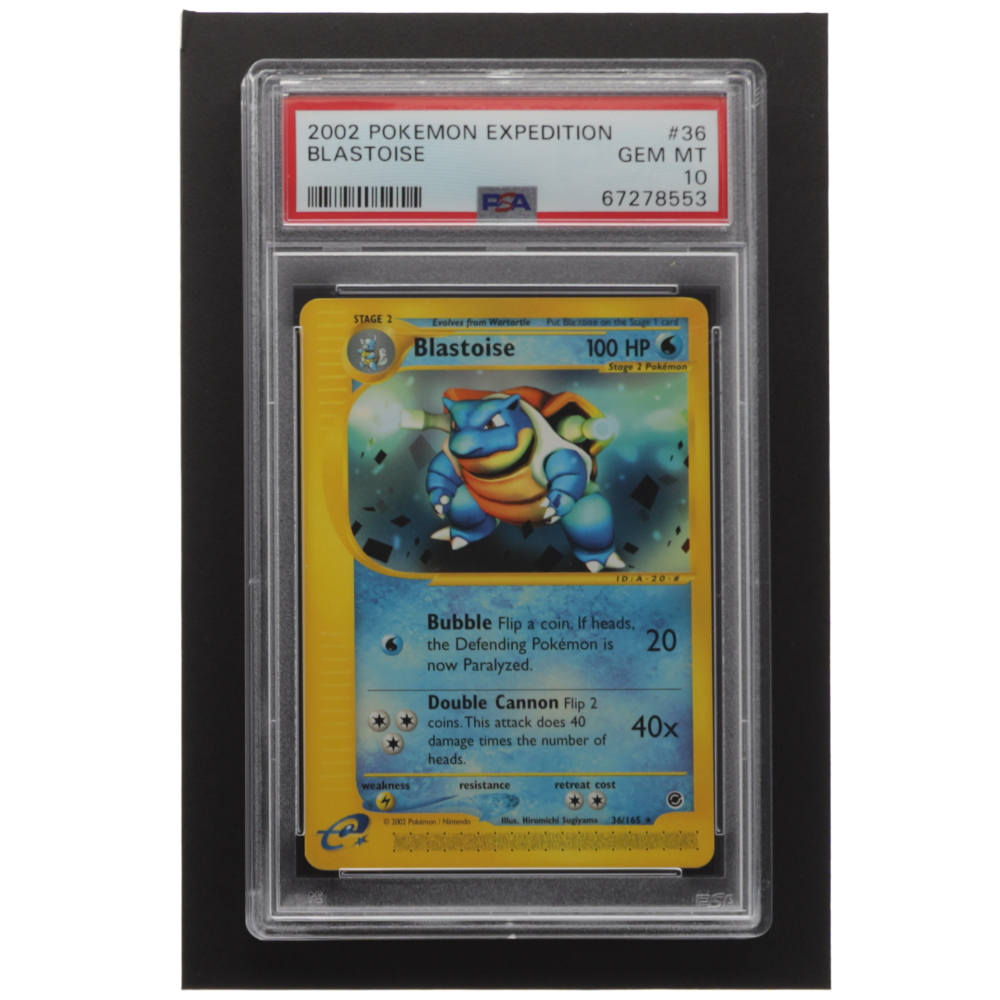 Blastoise 2002 Pokemon Expedition #36 (PSA 10) | Pristine Auction