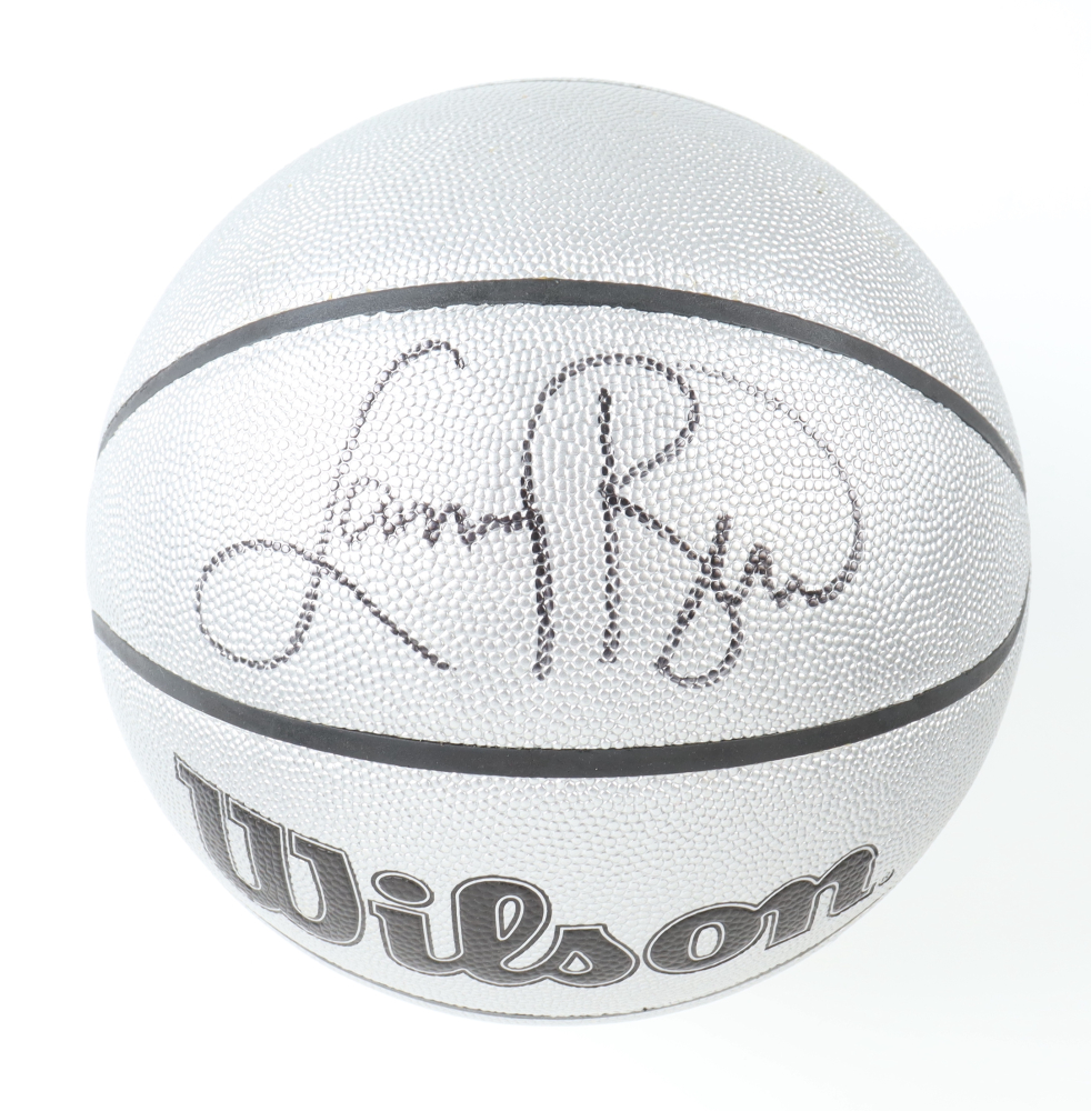 Larry Bird Signed NBA Anniversary Series Basketball (Schwartz & Bird ...