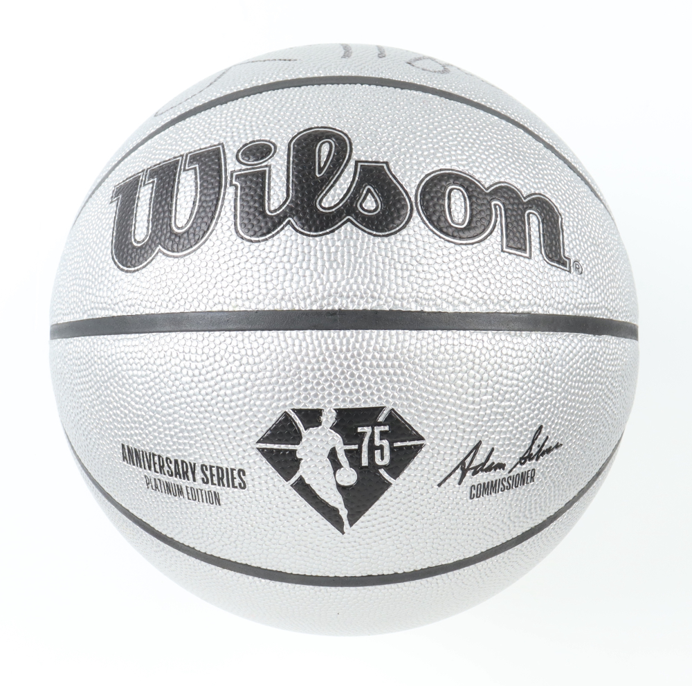 Larry Bird Signed NBA Anniversary Series Basketball (Schwartz & Bird ...