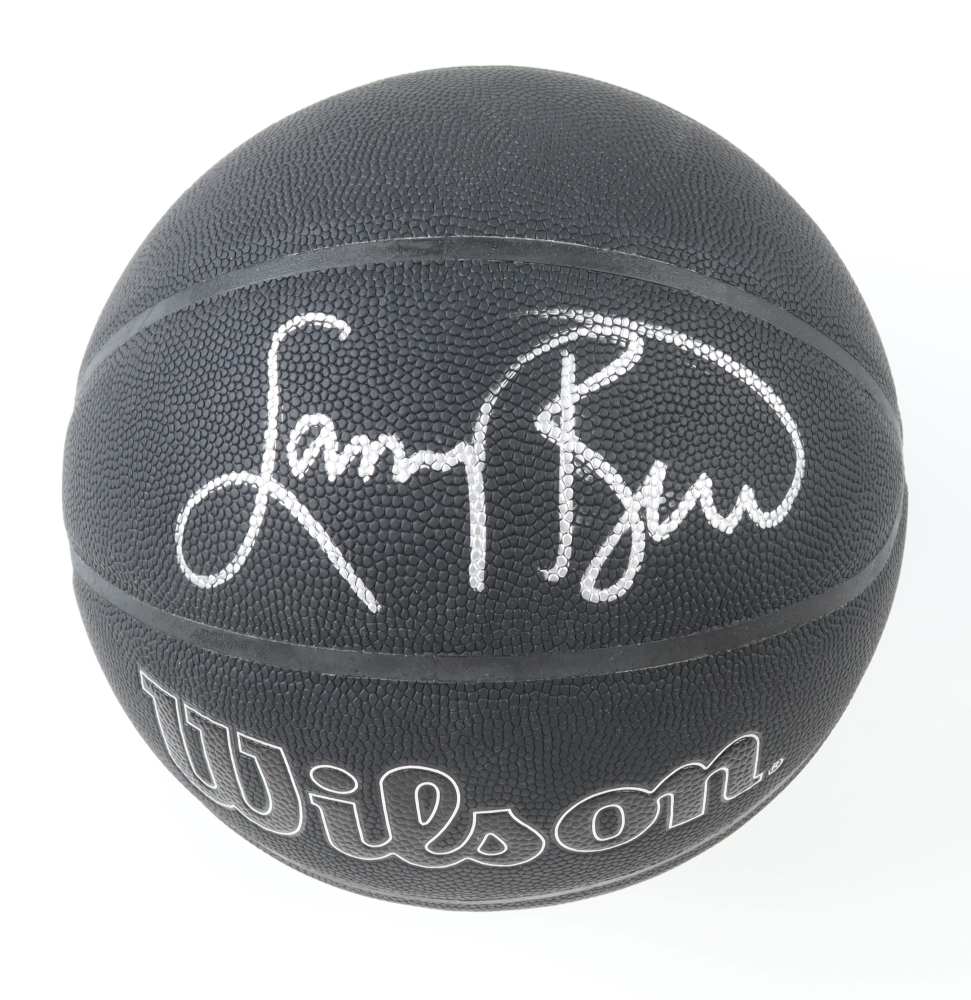 Larry Bird Signed NBA Basketball (Schwartz & Bird) | Pristine Auction