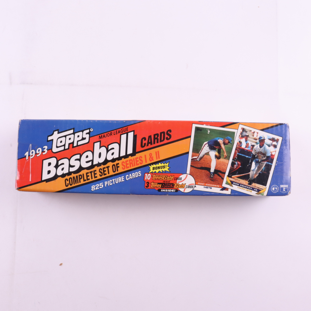 1993 Topps Baseball Complete Set of (825) Cards with Derek Jeter #98 RC ...