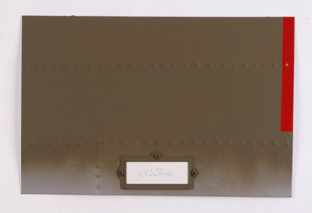 Jimmy Doolittle Signed Military Aircraft Nose Paneling (PSA) | Pristine ...