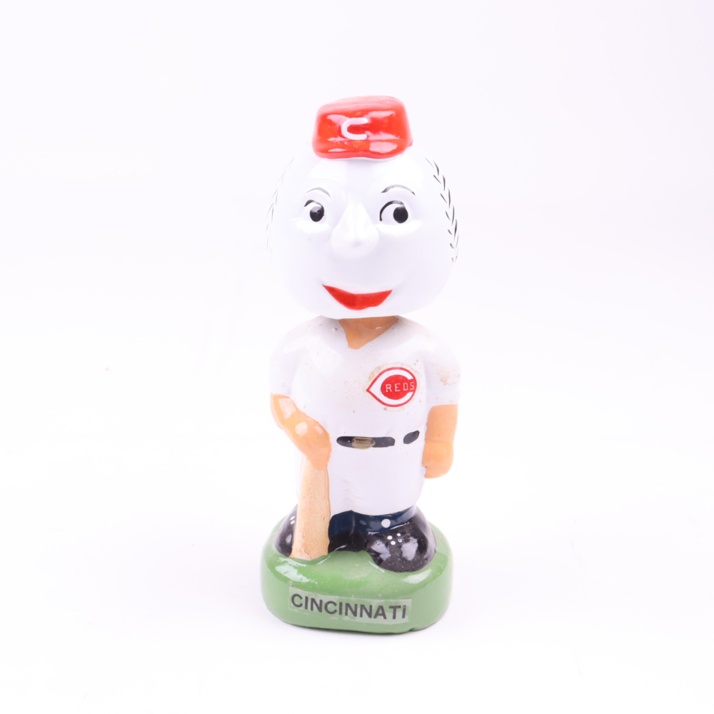 Vintage MLB Reds "Mr. Red" Mascot Bobblehead in Original Box | Pristine ...