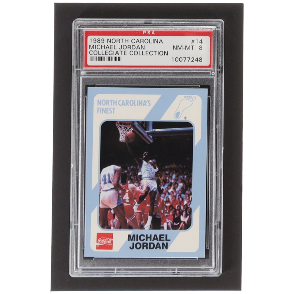 Michael Jordan 1989-90 North Carolina Collegiate Collection #14 (PSA 8 ...