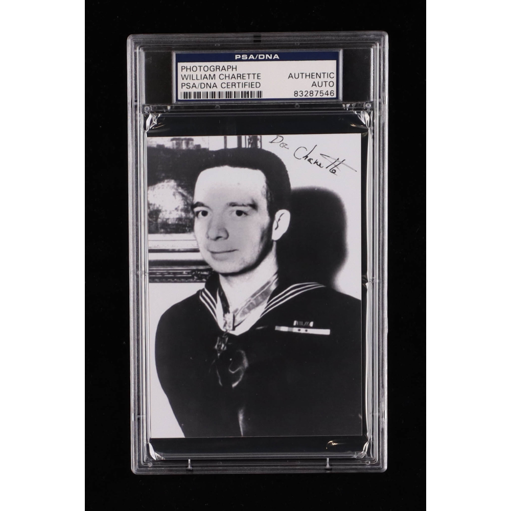 William R. Charette Signed 3.5x5 Photo (PSA) | Pristine Auction