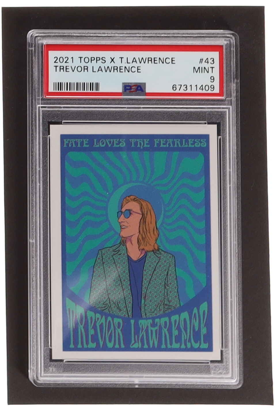 Trevor Lawrence 2021 Topps X Trevor Lawrence #43 Moon Beamer (PSA 9 ...