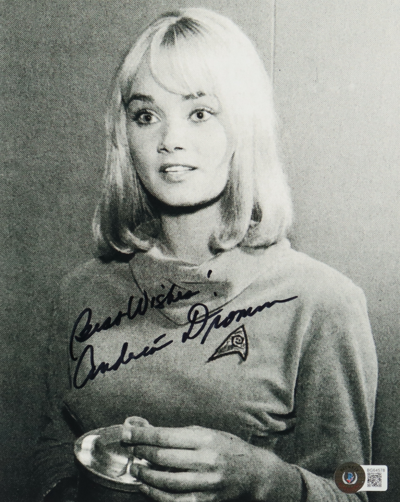 Andrea Dromm Signed "Star Trek" 8x10 Photo Inscribed "Best Wishes ...