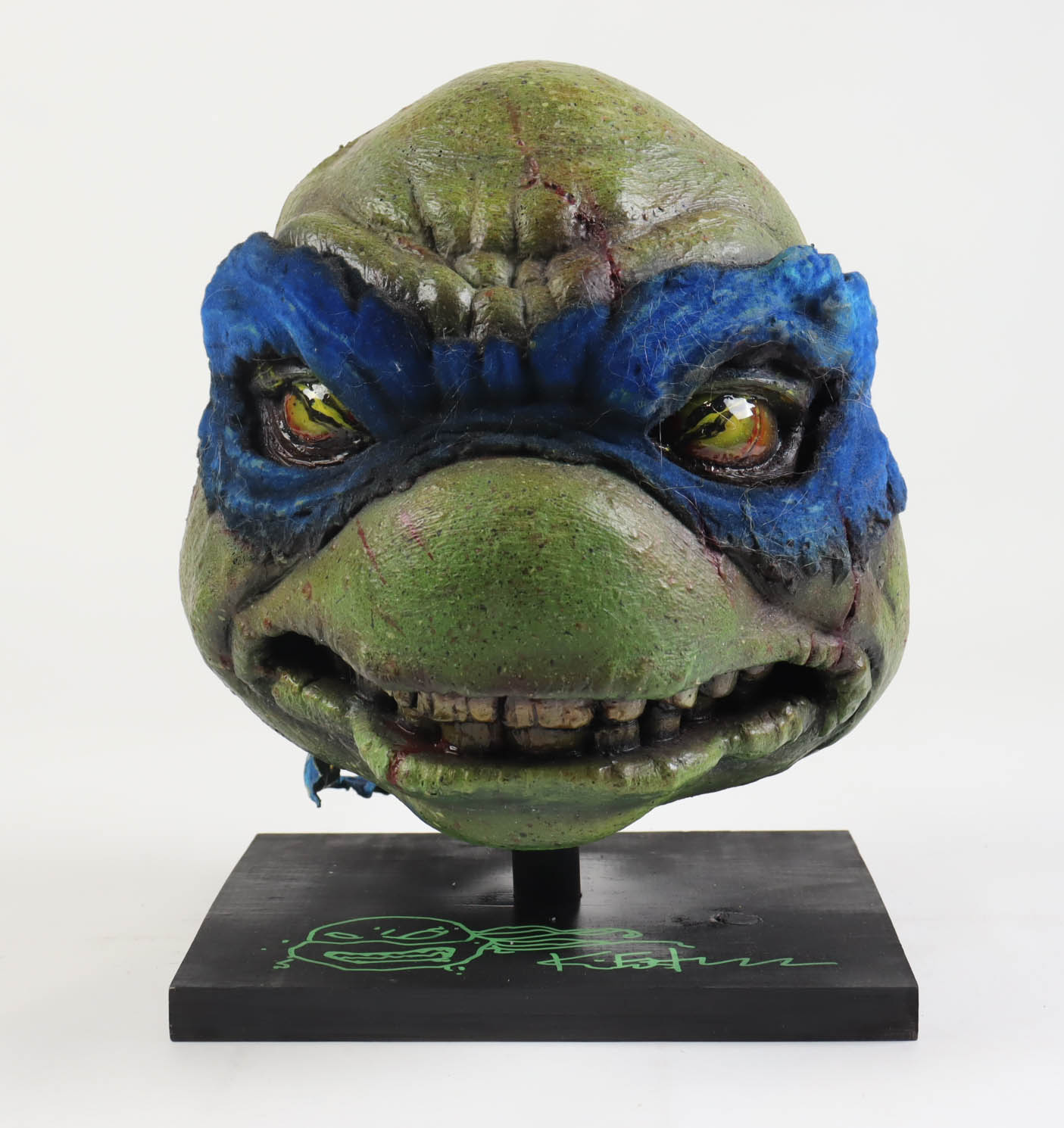 Kevin Eastman Signed Leonardo - TMNT Life Size Custom Hand-Painted ...