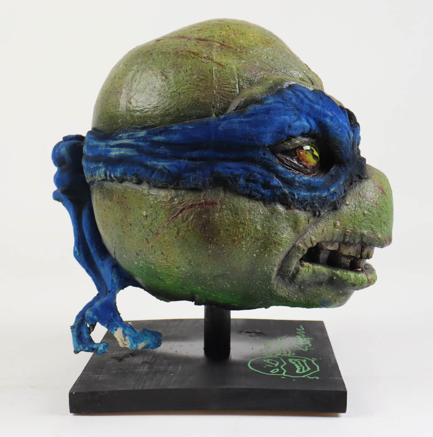 Kevin Eastman Signed Leonardo - TMNT Life Size Custom Hand-Painted ...