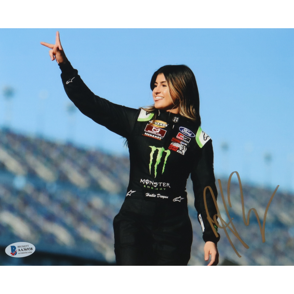 Hailie Deegan Signed NASCAR 8x10 Photo (Beckett) | Pristine Auction
