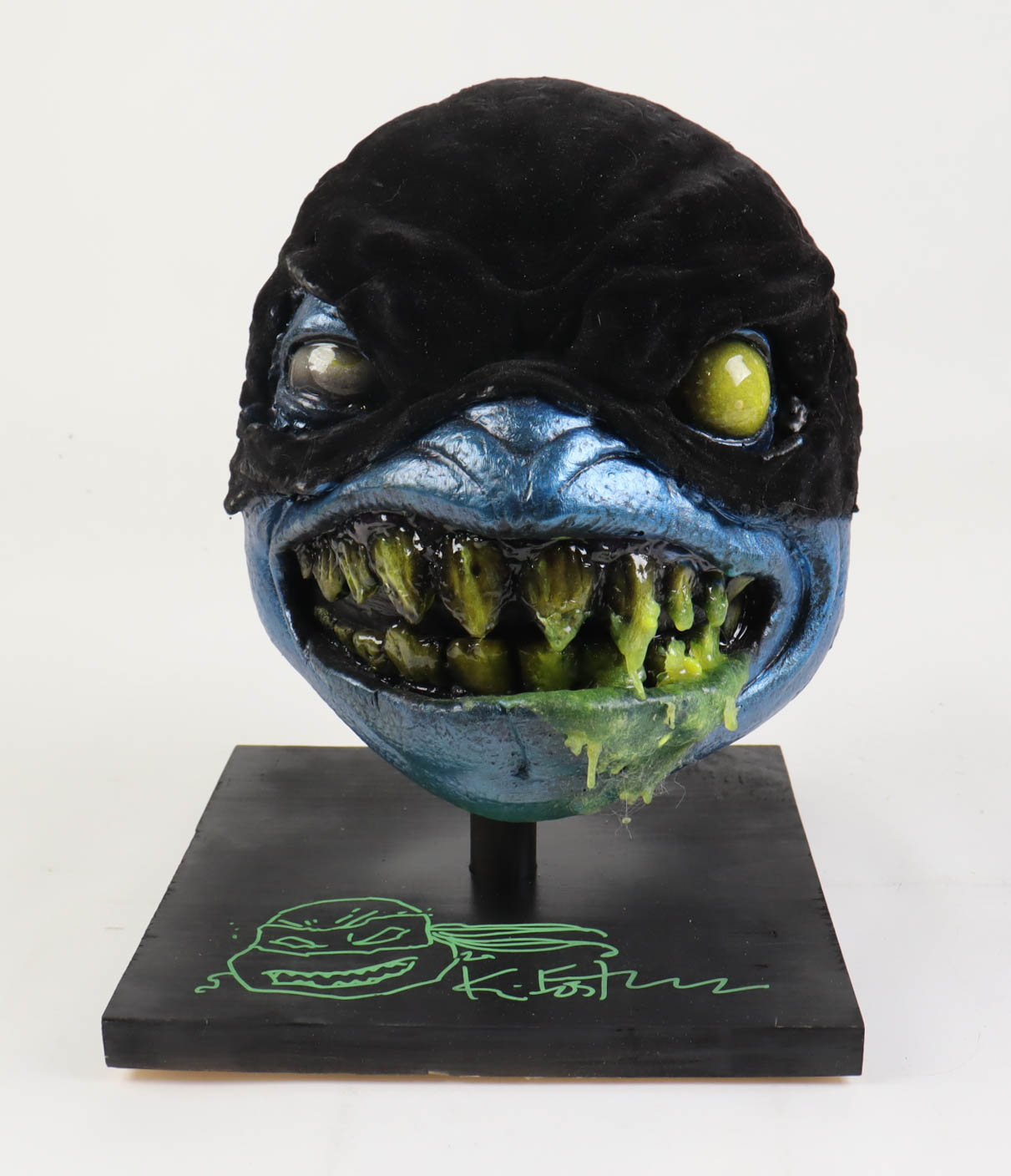 Kevin Eastman Signed Evil Slash Turtle - TMNT Life Size Custom Hand ...
