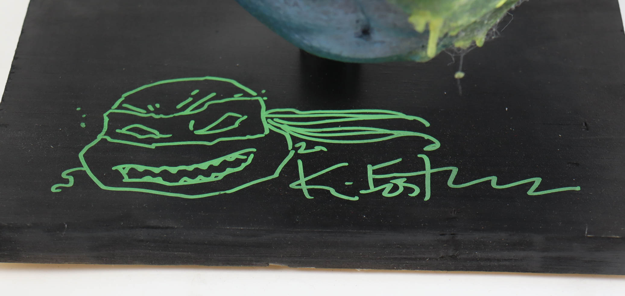Kevin Eastman Signed Evil Slash Turtle - TMNT Life Size Custom Hand ...