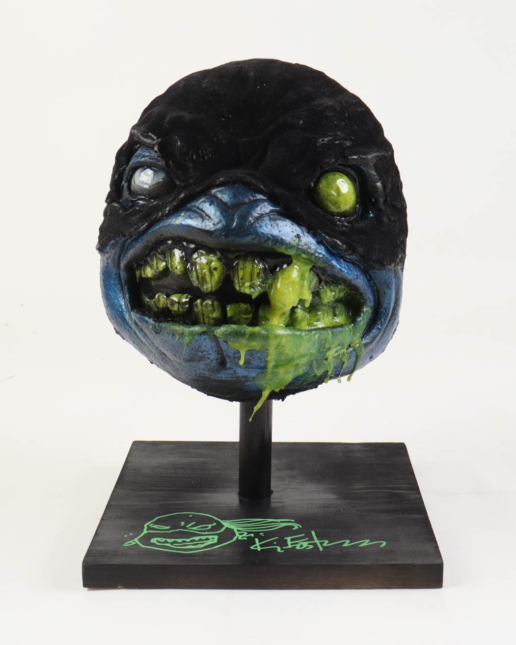 Kevin Eastman Signed Evil Slash Turtle - TMNT Life Size Custom Hand ...
