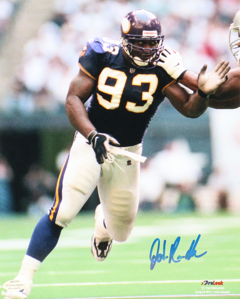 John Randle Signed Vikings 8x10 Photo (Schwartz) | Pristine Auction