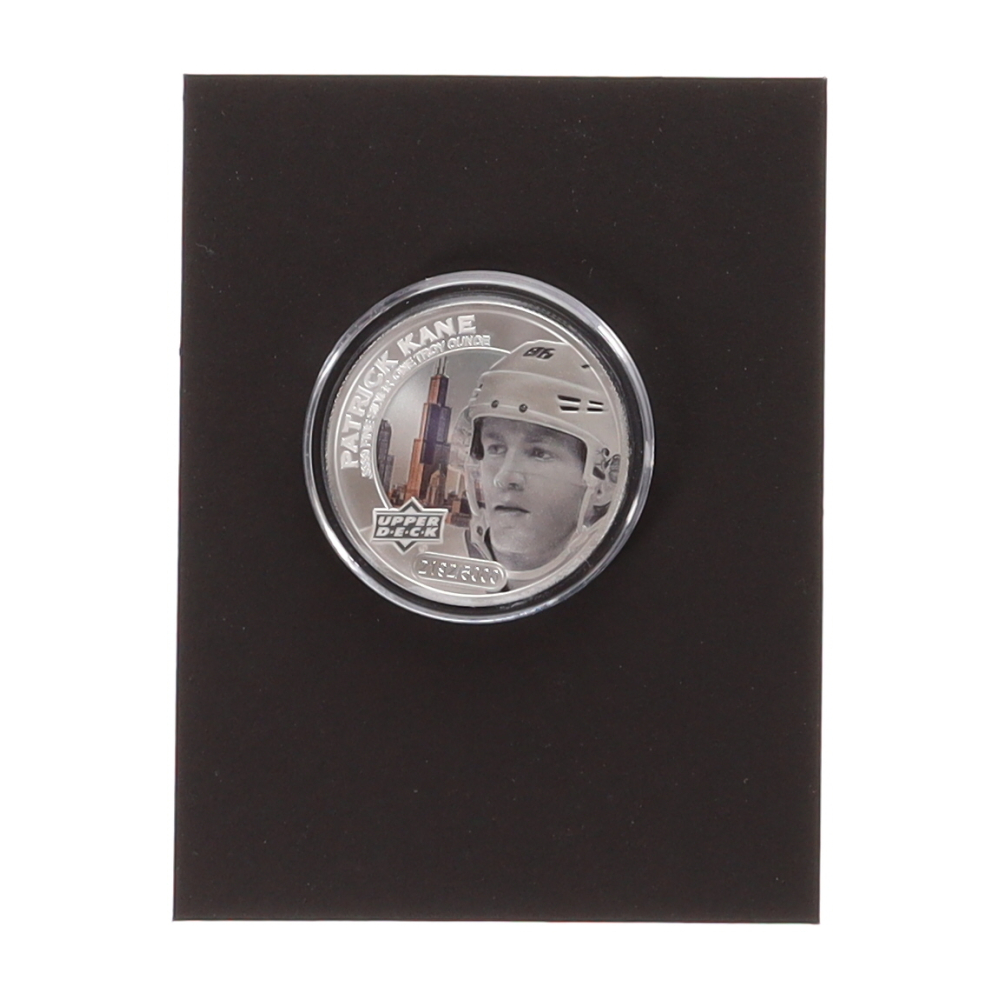 Patrick Kane 2017 Upper Deck Grandeur 1 oz Silver Coin #/5,000 ...
