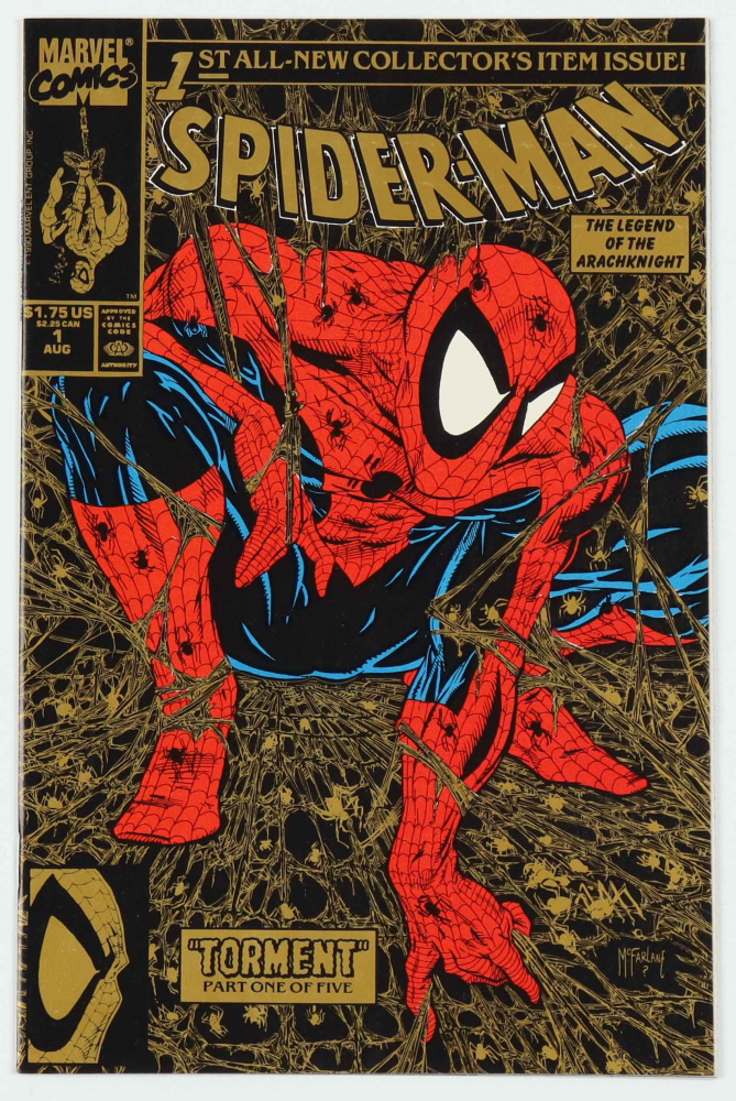 1990 "Spider-Man: Torment" Issue #1 Gold Edition Marvel Comic Book ...