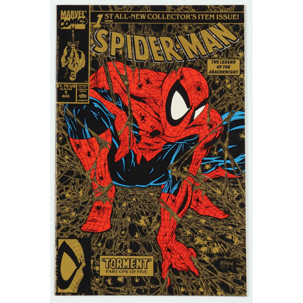 1990 "Spider-Man: Torment" Issue #1 Gold Edition Marvel Comic Book ...