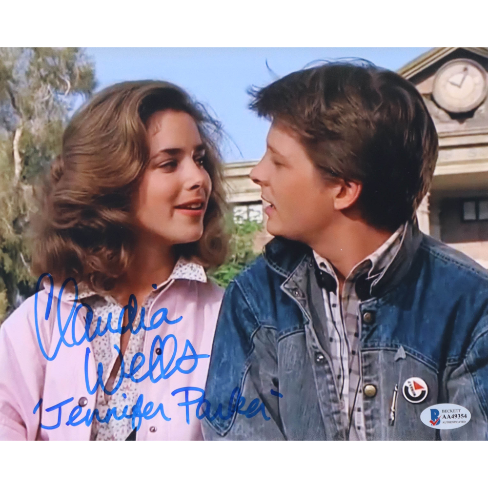 Claudia Wells Signed "Back to the Future" 8x10 Photo Inscribed ...