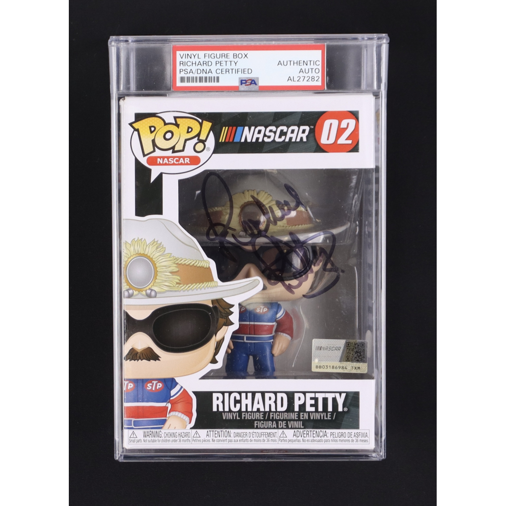 Richard Petty Signed NASCAR #02 Funko Pop! Vinyl Figure (PSA ...