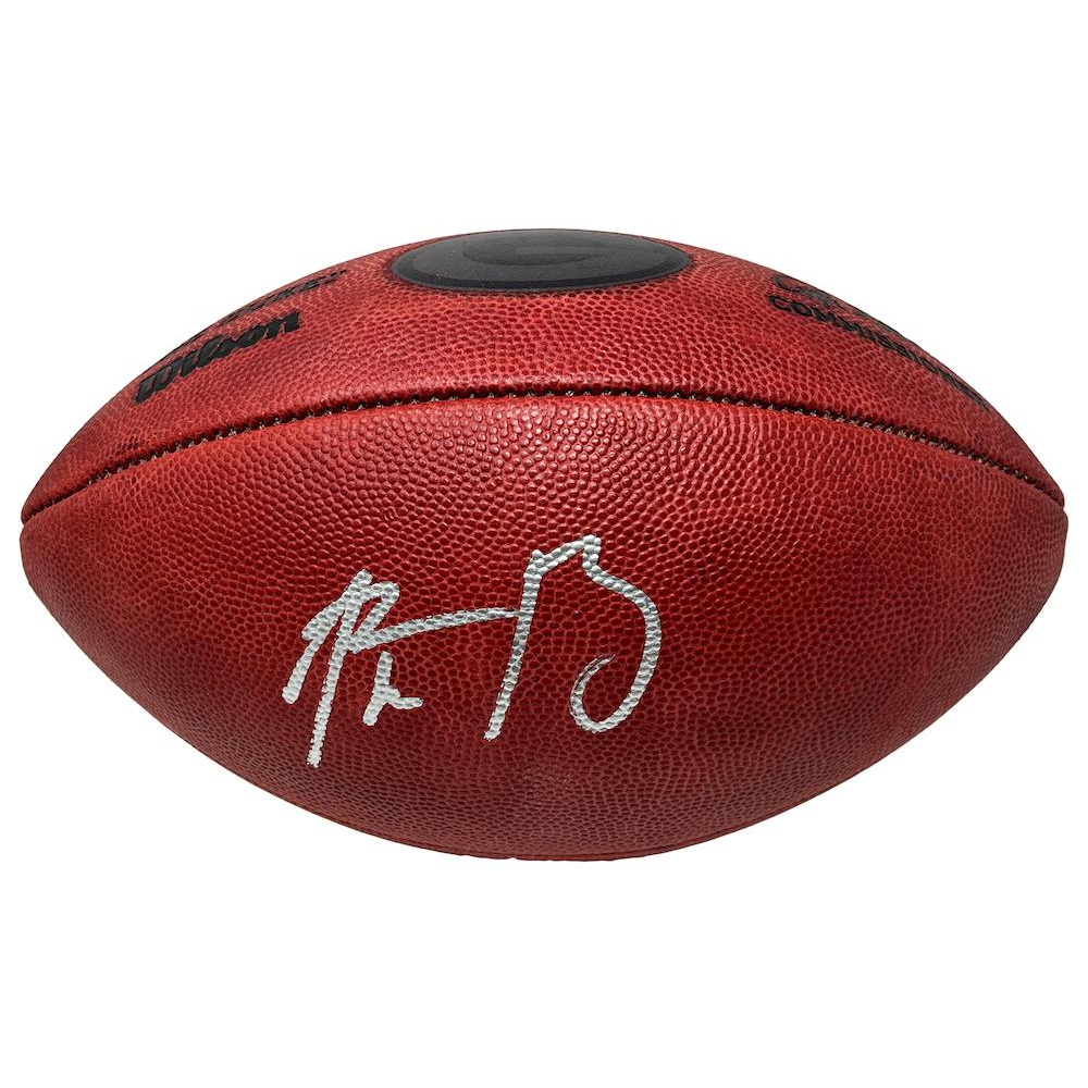 Aaron Rodgers Signed Packers Logo Football (Fanatics) | Pristine Auction