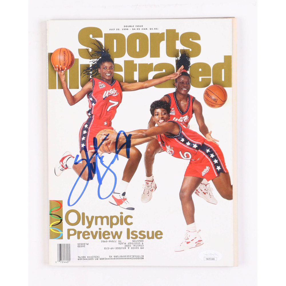 Sheryl Swoopes Signed 1996 Sports Illustrated Magazine (JSA) | Pristine ...