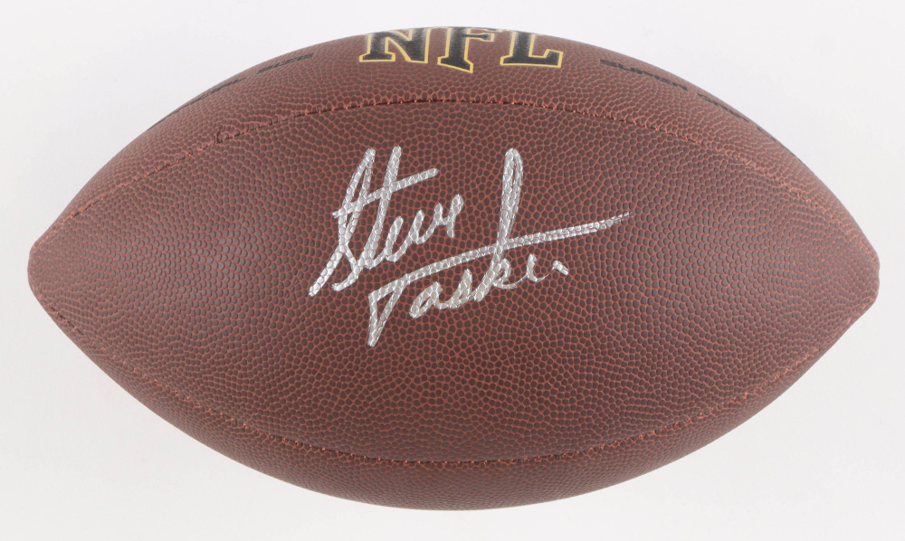 Steve Tasker Signed NFL Football (TSE) | Pristine Auction