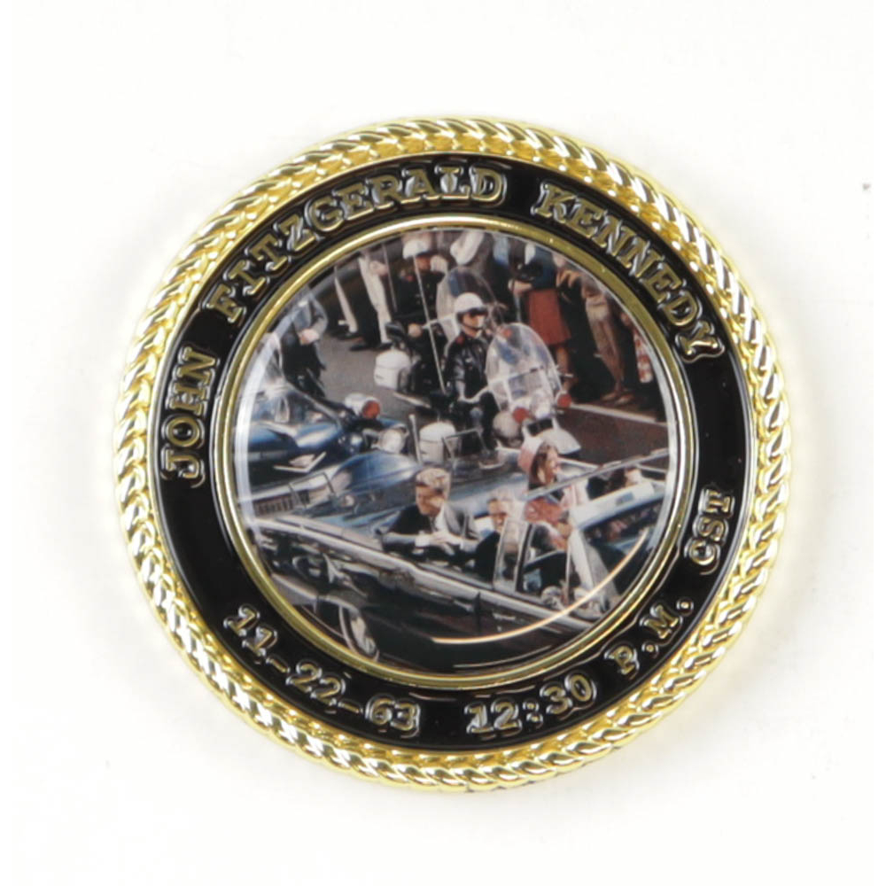 John F. Kennedy LE “JFK Assassination“ Theme Tribute Challenge Coin ...