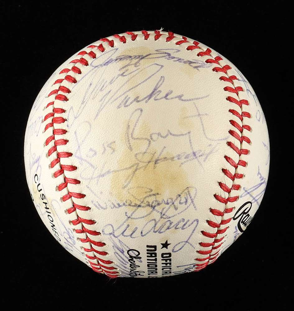 1982 Pirates ONL Baseball Team-Signed by (28) with Willie Stargell ...