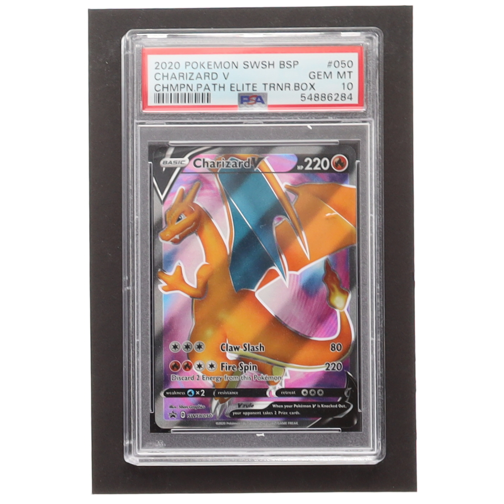 Charizard V 2020 Pokemon Sword and Shield Champion's Path Elite Trainer ...