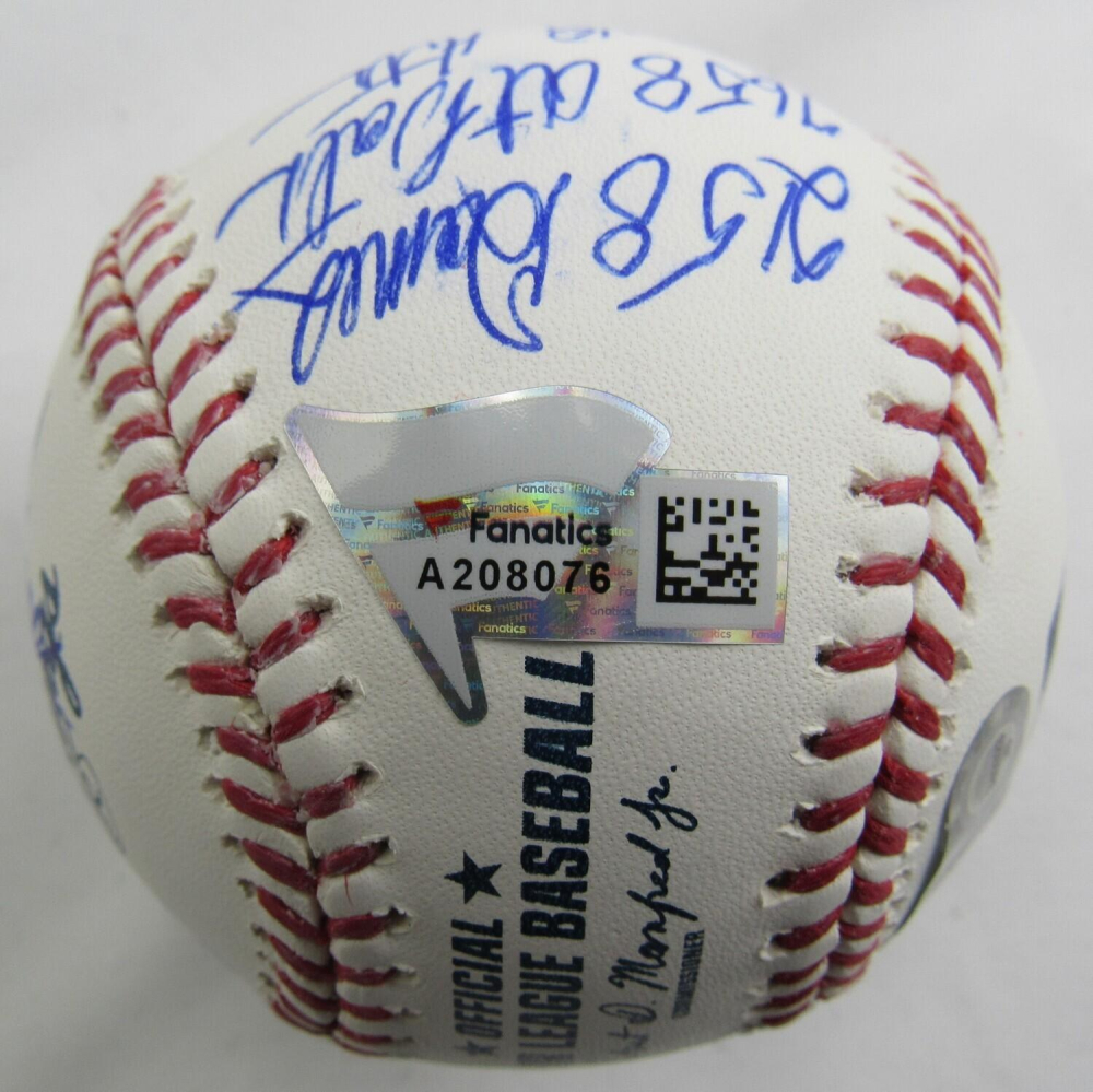 Johnny Bench Signed OML Baseball with (13) Stat Inscriptions (MLB ...