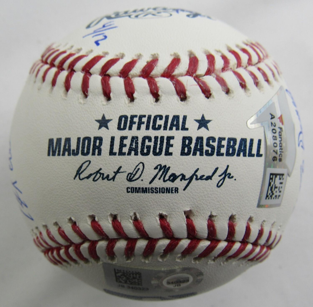 Johnny Bench Signed OML Baseball with (13) Stat Inscriptions (MLB ...