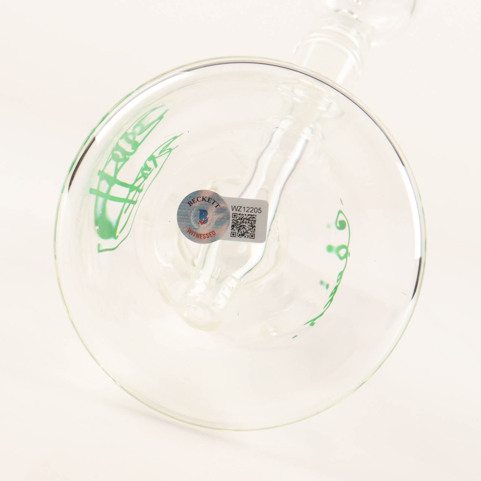 Cheech Marin & Tommy Chong Signed 10" Glass Bong (Beckett) | Pristine ...