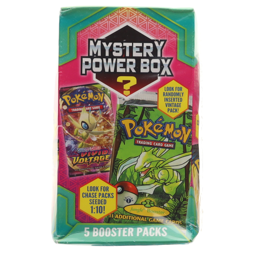 Pokemon Mystery Power Box with (5) Booster Packs | Pristine Auction