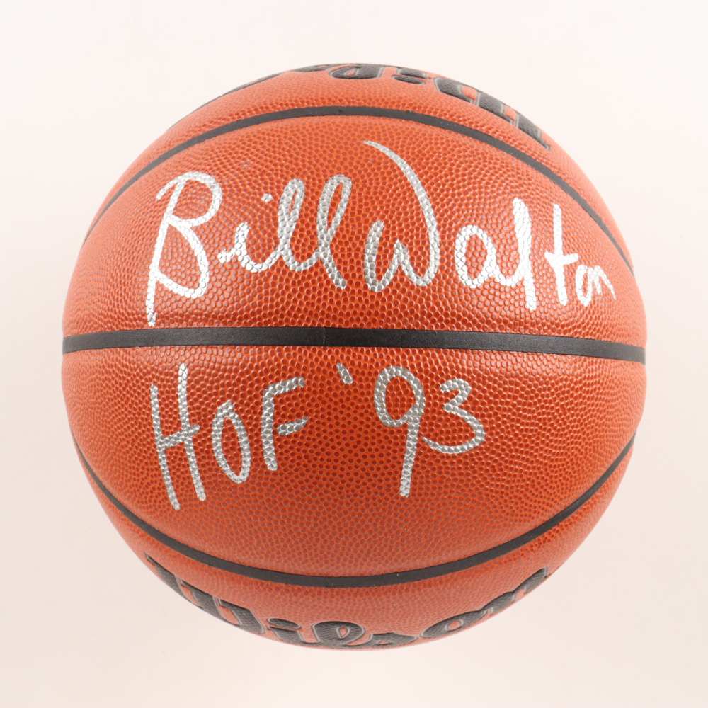 Bill Walton Signed NBA Basketball Inscribed "HOF '93" (Schwartz ...